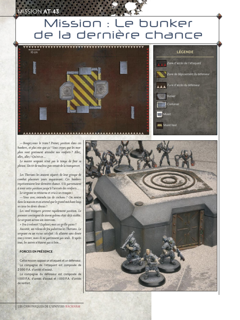 AT 43 Scenario Bunker Derniere Chance | PDF
