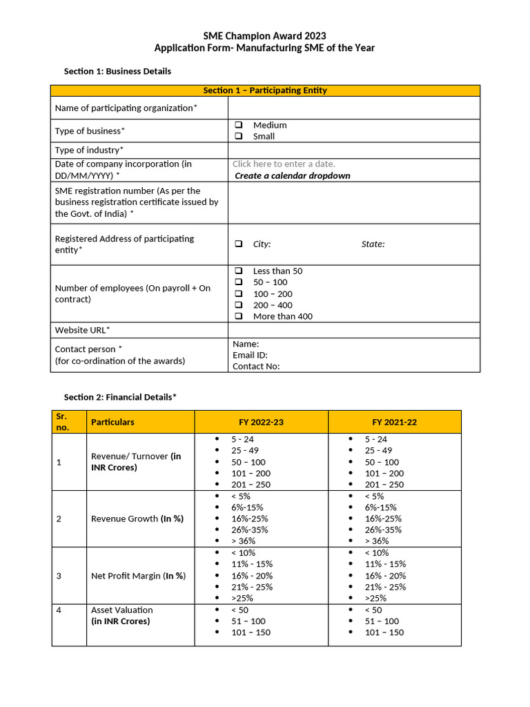 SME Champion Award - Manufacturing | PDF