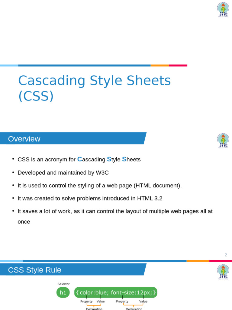 Cascading Style Sheets (CSS) | PDF