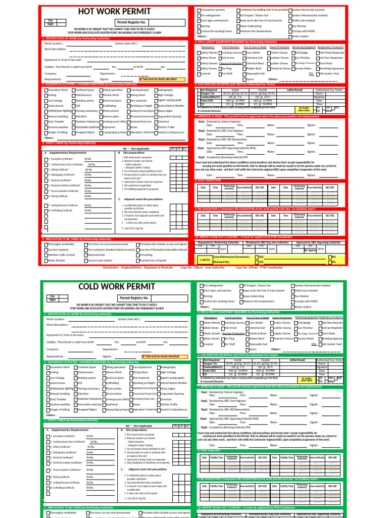 PTW & Certificate Rev001 | PDF