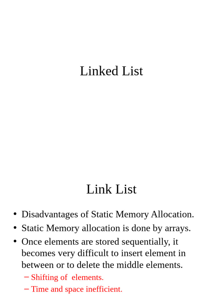 DSA-Lecture 5-6-Linked - List - Creation, Insertion, Traversal | PDF