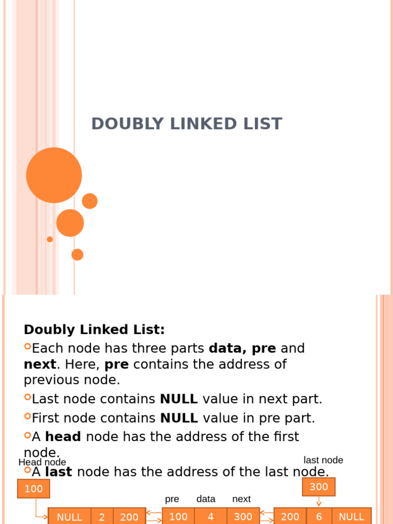 DSA-Lecture 9 Doubly Linked List | PDF