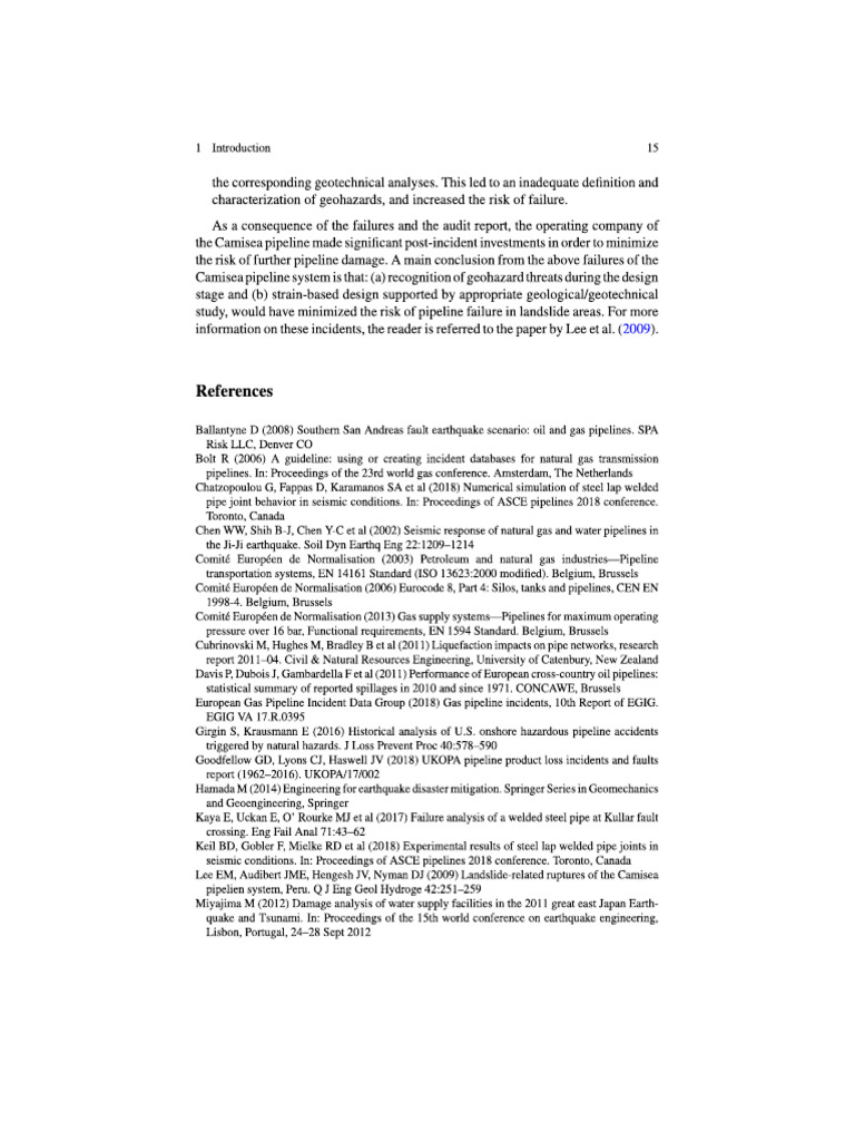 Camisea Pipeline System Failures Due To Landslide Action | PDF