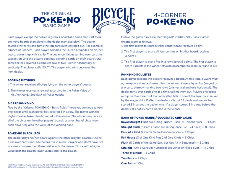 Pokeno PNP How To Play | PDF