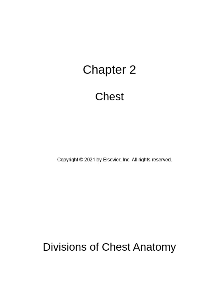 Chapter 2 Chest | PDF