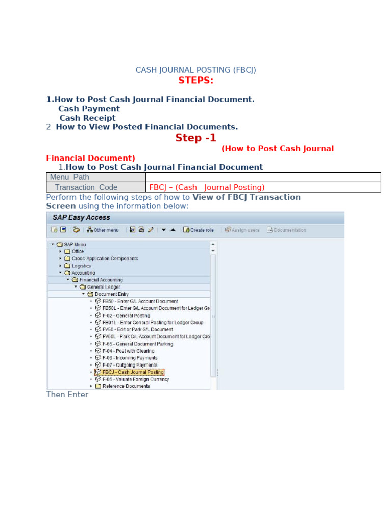 Cash Journal | PDF