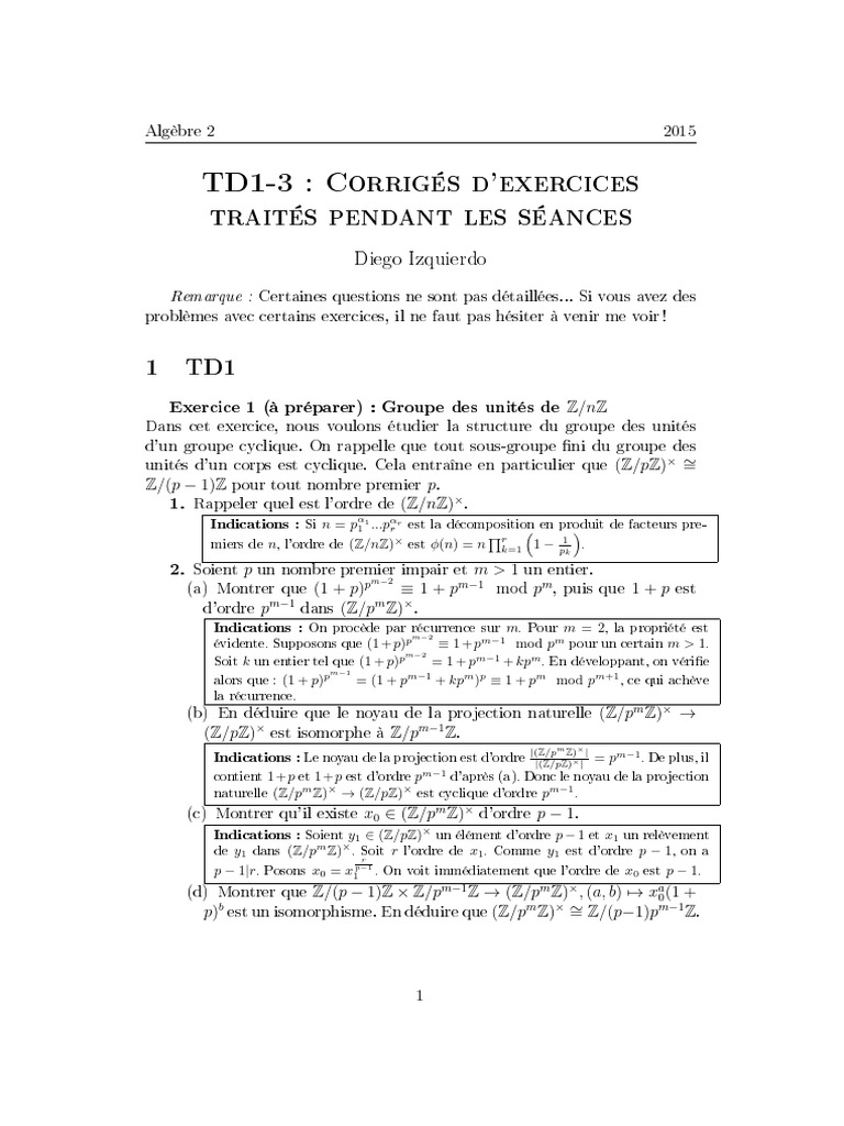 TD1 3corr | PDF