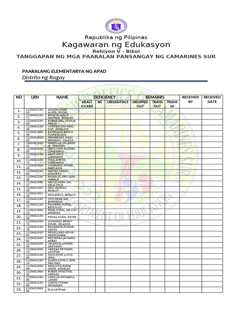 Transmittal Form 137 | PDF