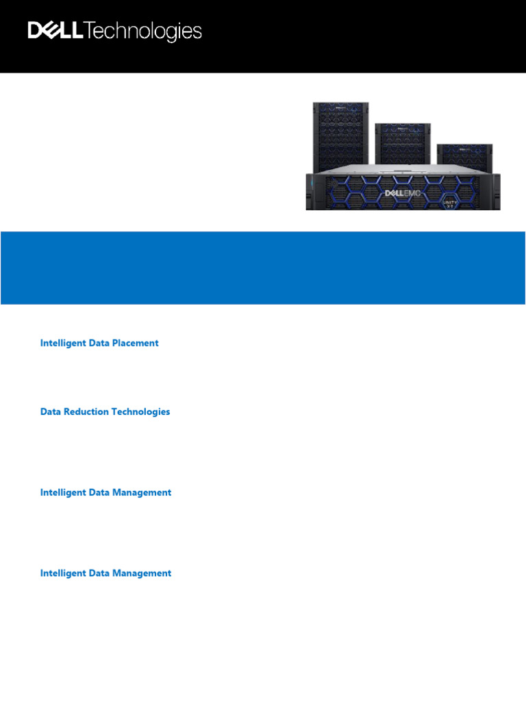 Dell Unity XT Software Driven Innovation | PDF | Cloud Computing | Business