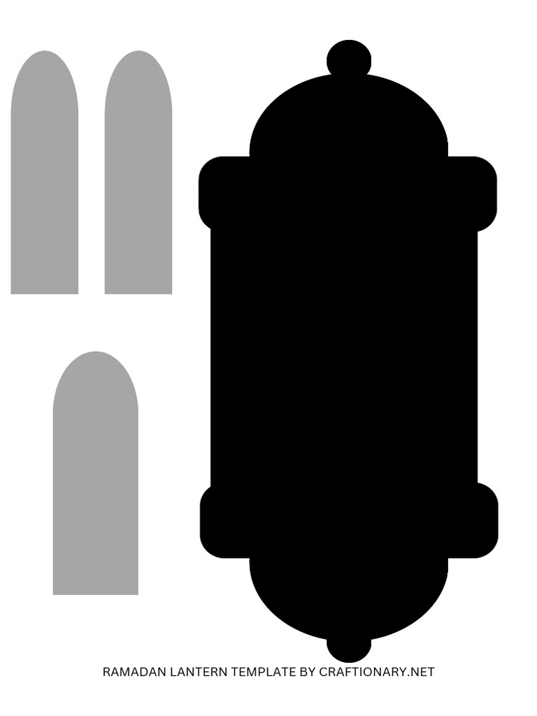 Ramadan Lantern Template | PDF