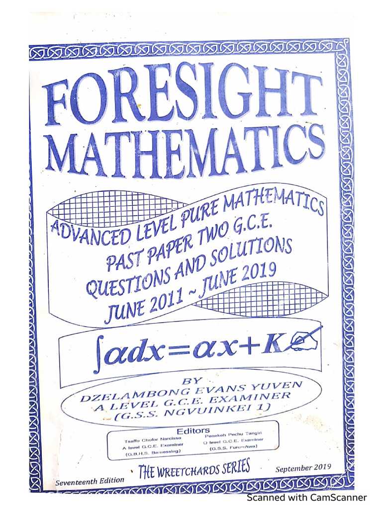 Pure Math Pamphlet | PDF
