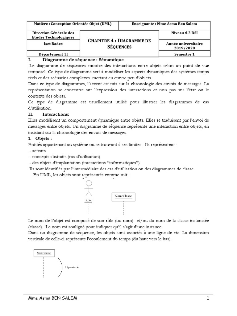 CH 4 Diagramme de Séquences | PDF