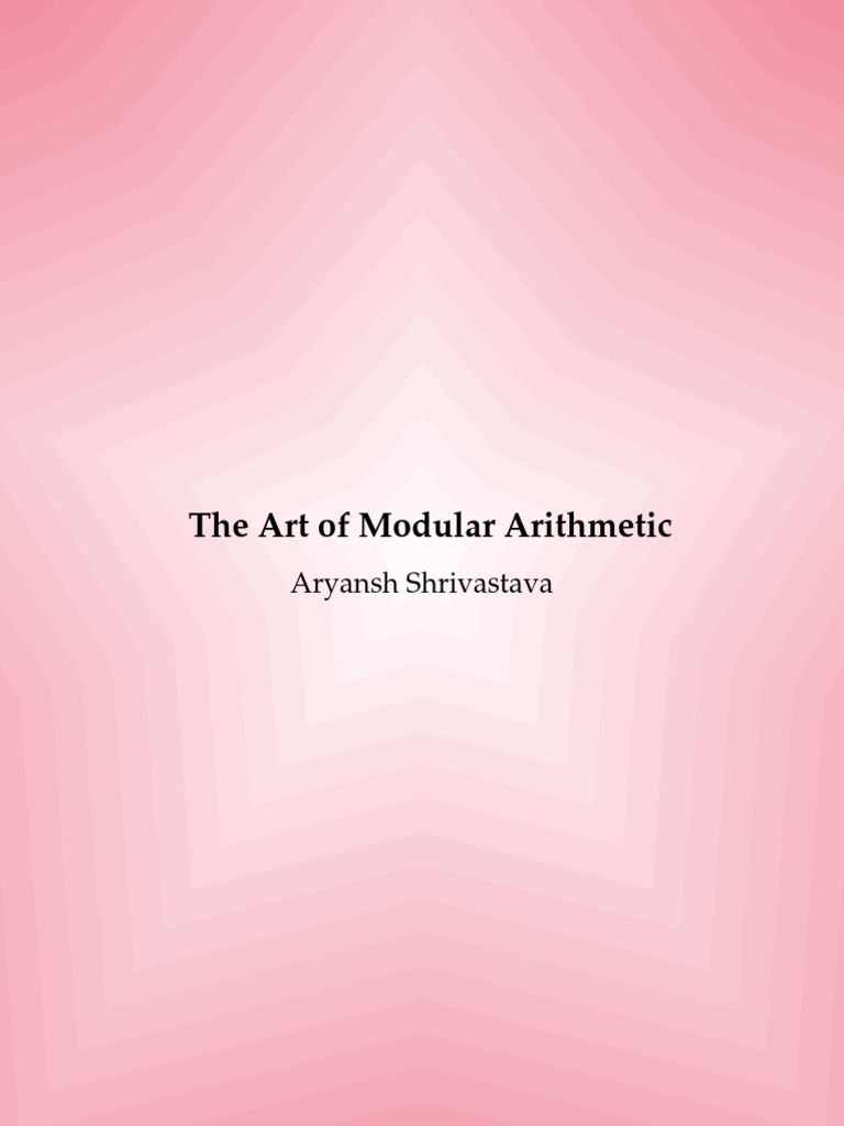 The Art of Modular Arithmetic | PDF