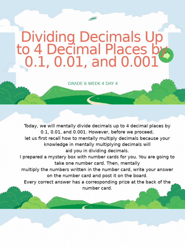 GRADE 6 WEEK 4 DAY 4 NMP | PDF