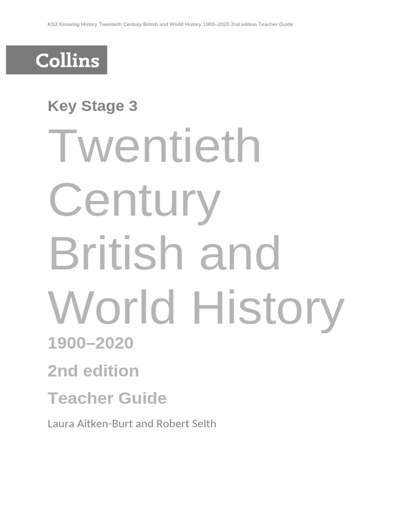 Knowing History - Teacher Guide - Book 4 - 2e | PDF