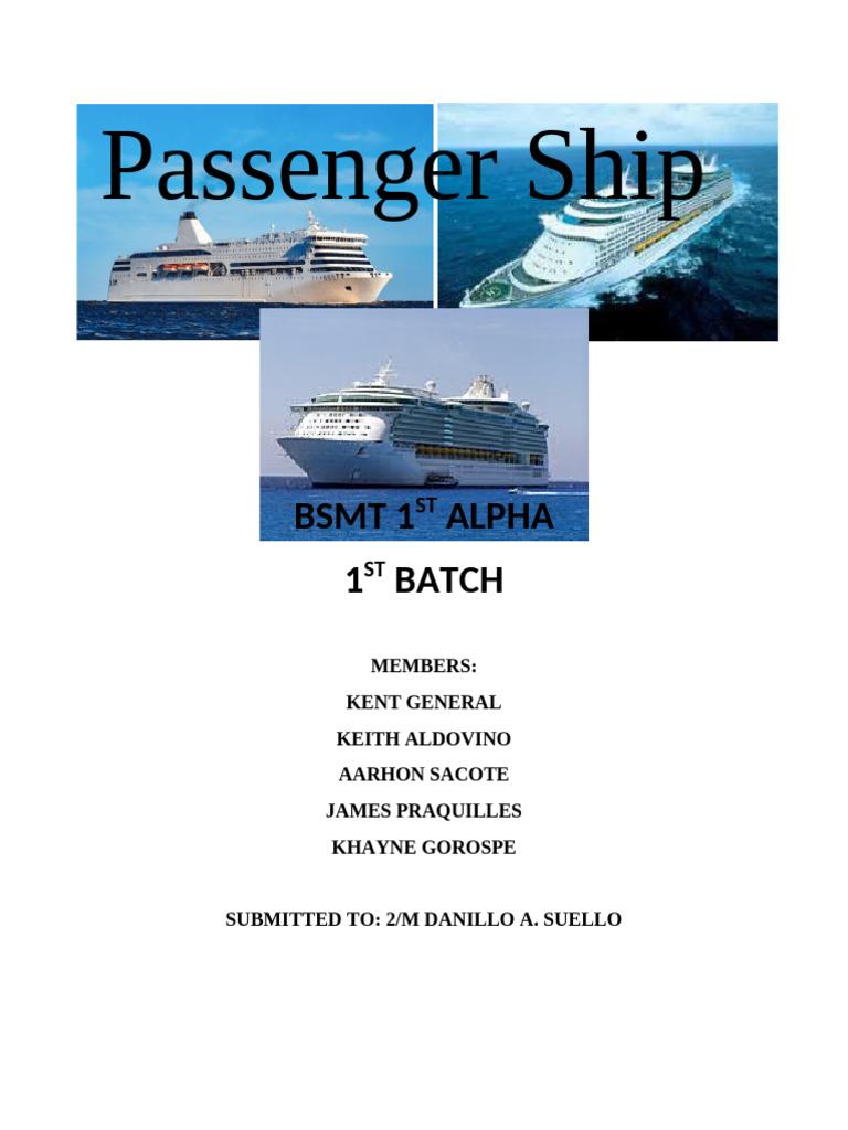 Passenger Ship | PDF