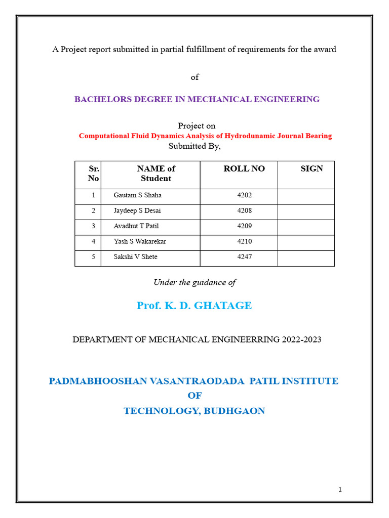 Report CFD Final 2 | PDF