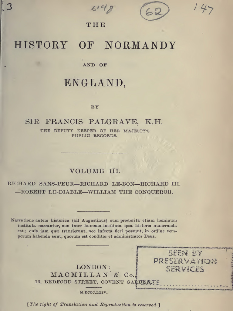 History Normandy and England-III | PDF