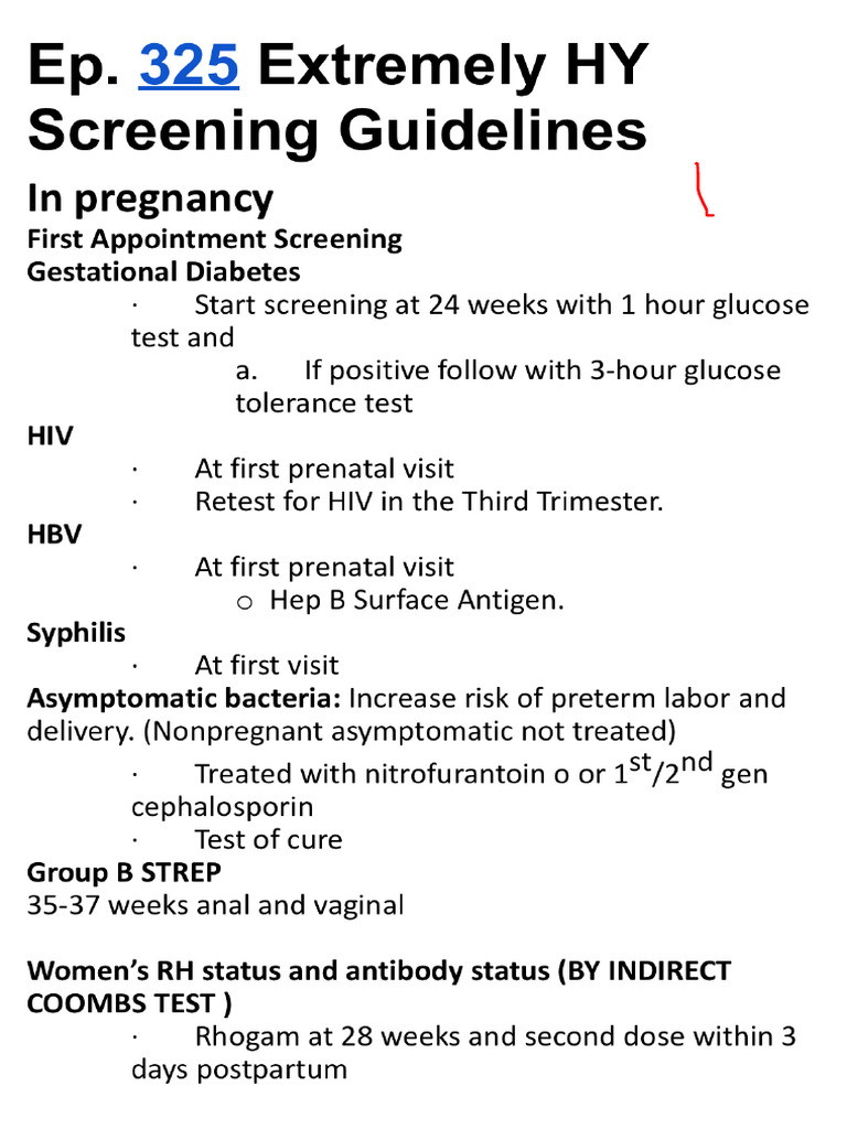Screening Usmle Step 2ck | PDF