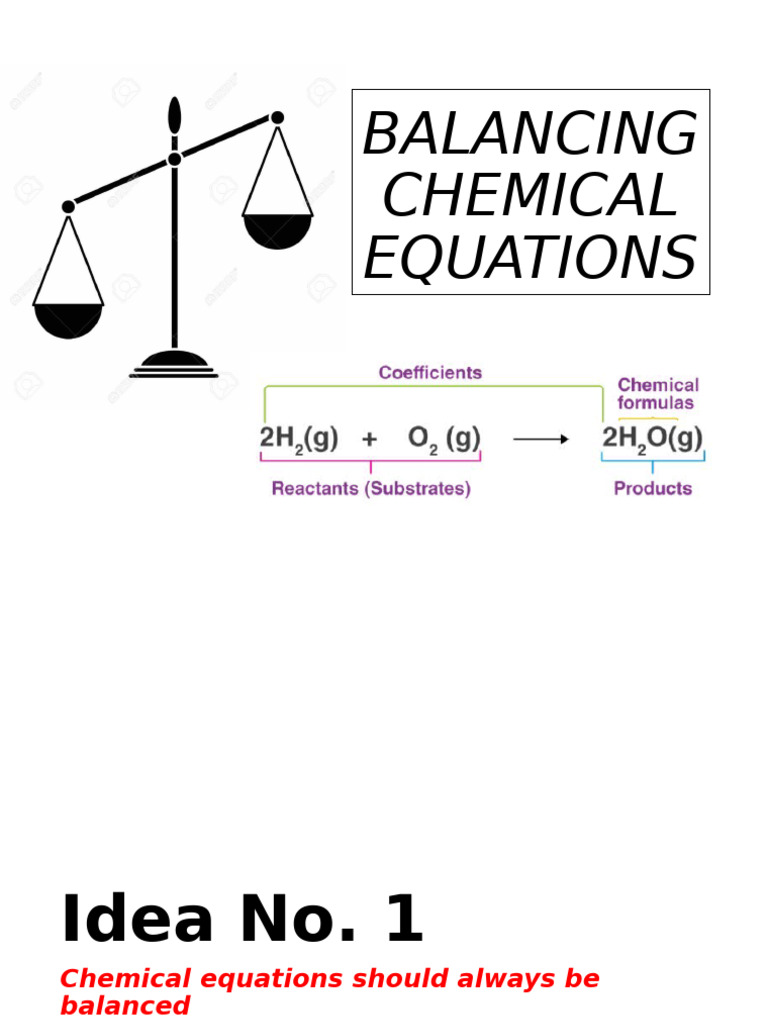 #3 - Balancing Chem Equation and Mole To Mole Conversion | PDF
