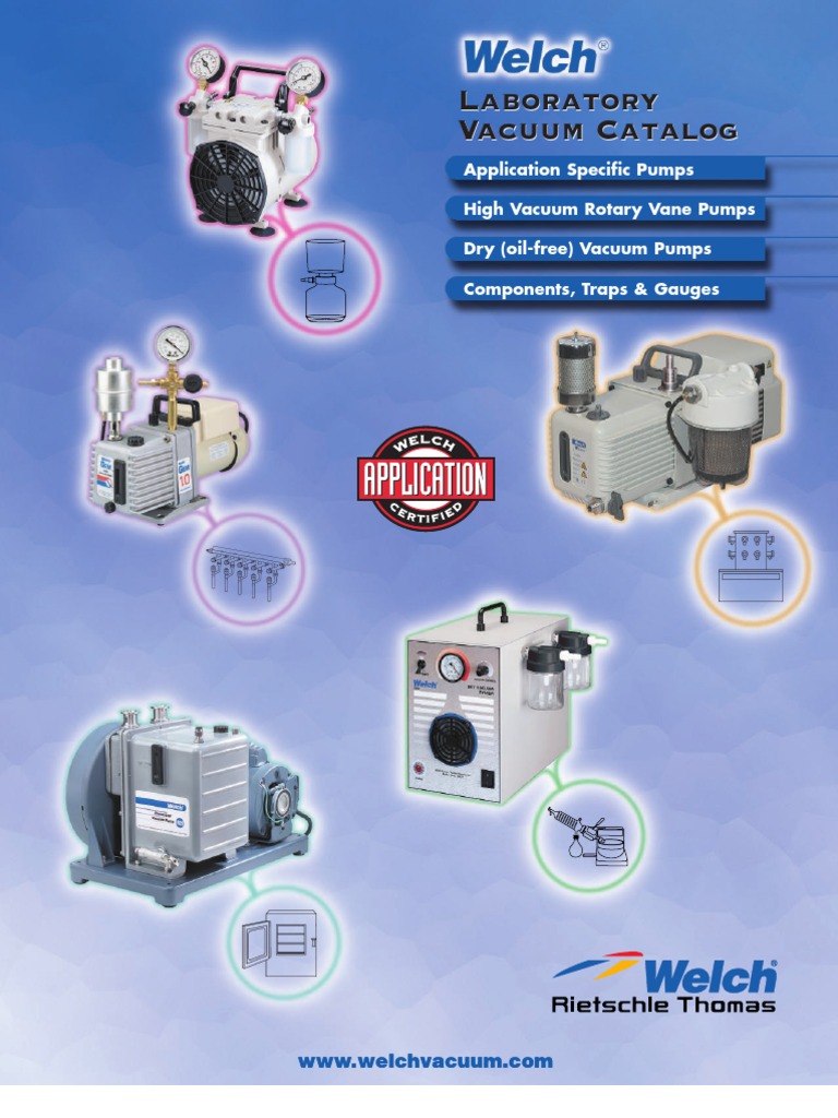Vacuum Pumps WELCH 2522 | PDF | Vacuum | Pump