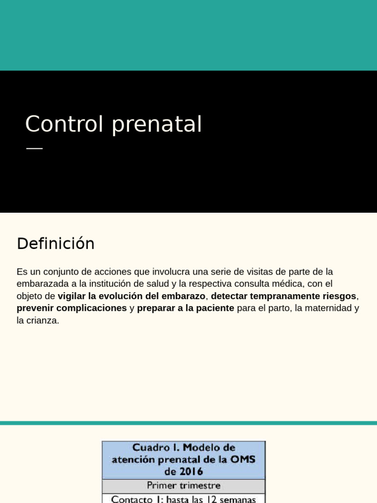 Control Prenatal | PDF