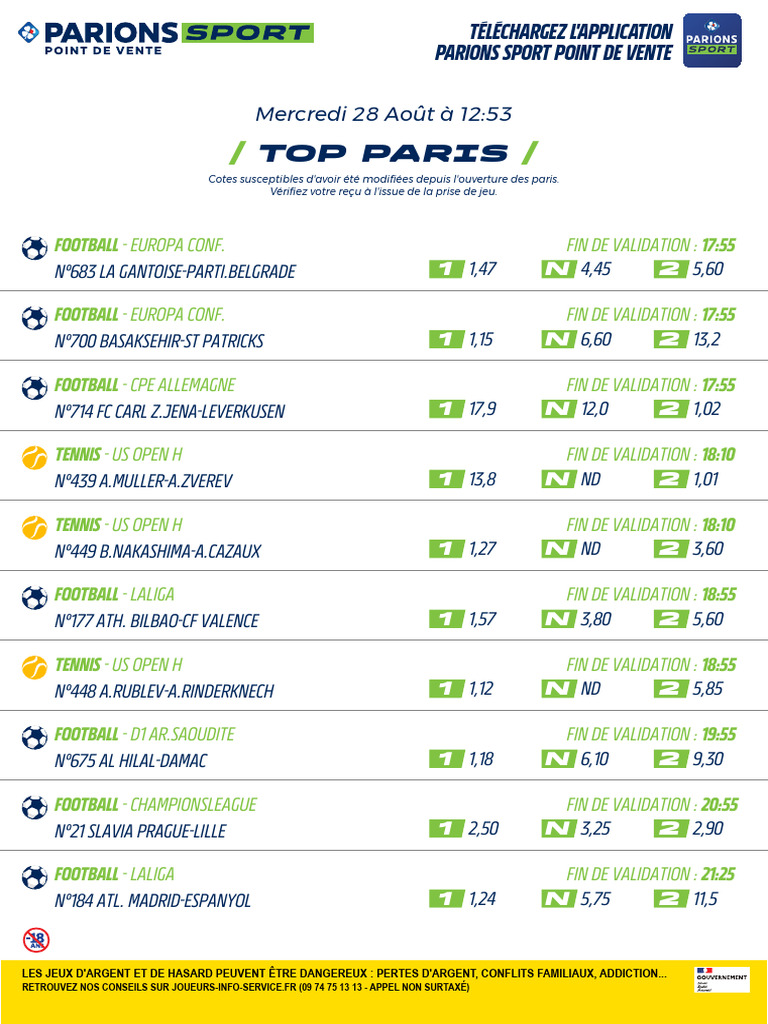 Liste A4 Offre | PDF