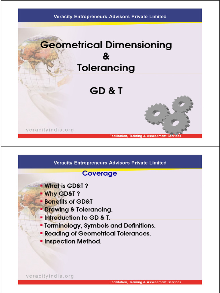 GD & T - Training Material - 06092012 | PDF