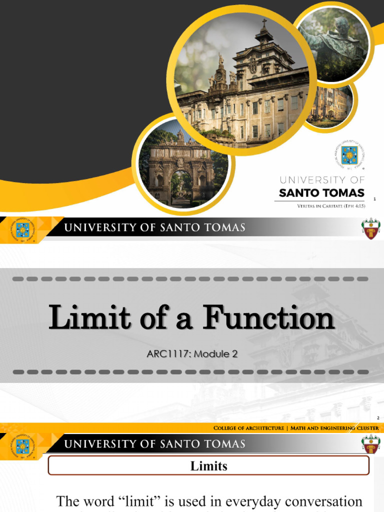 Module 2 - Limit of A Function | PDF
