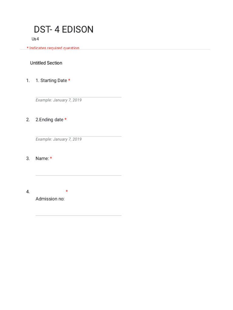 DST - 4 Edison | PDF