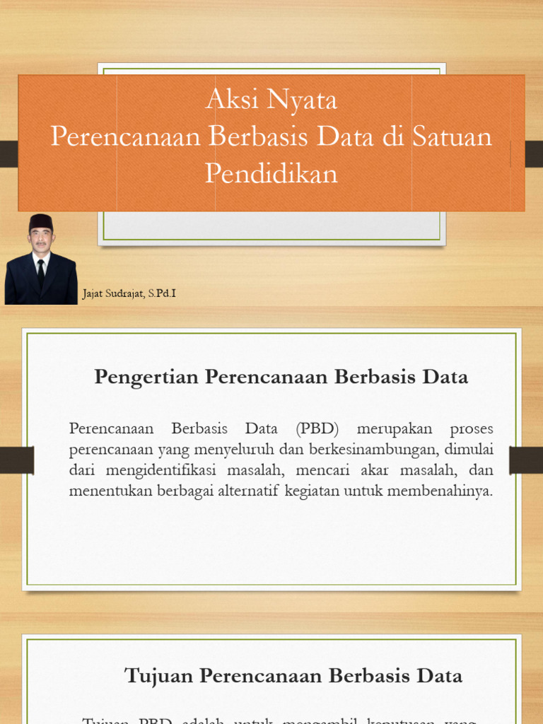 Aksi Nyata Perencanaan Berbasis Data Di Satuan Pendidikan | PDF