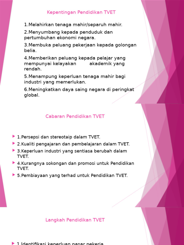 Kepentingan Pendidikan TVET | PDF