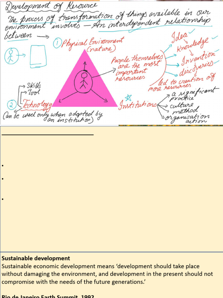Geo- L1 Resource & Development My Notes | PDF