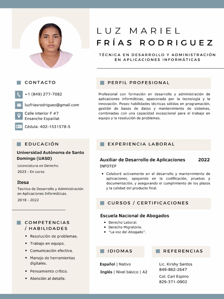 Luz Mariel Frías Rodriguez - CV | PDF