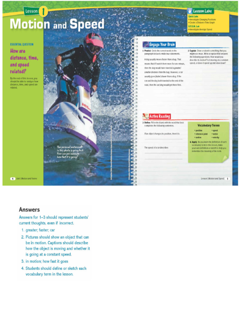 U1L1 BookAnswers | PDF