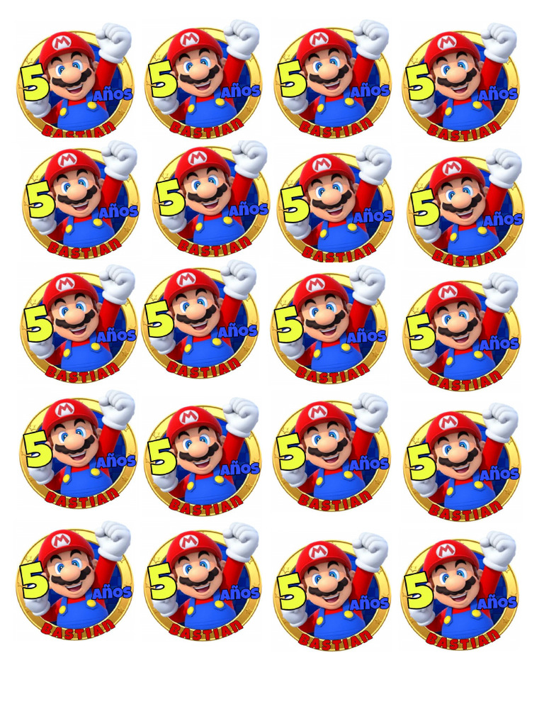 STICKERS Mario Bross | PDF
