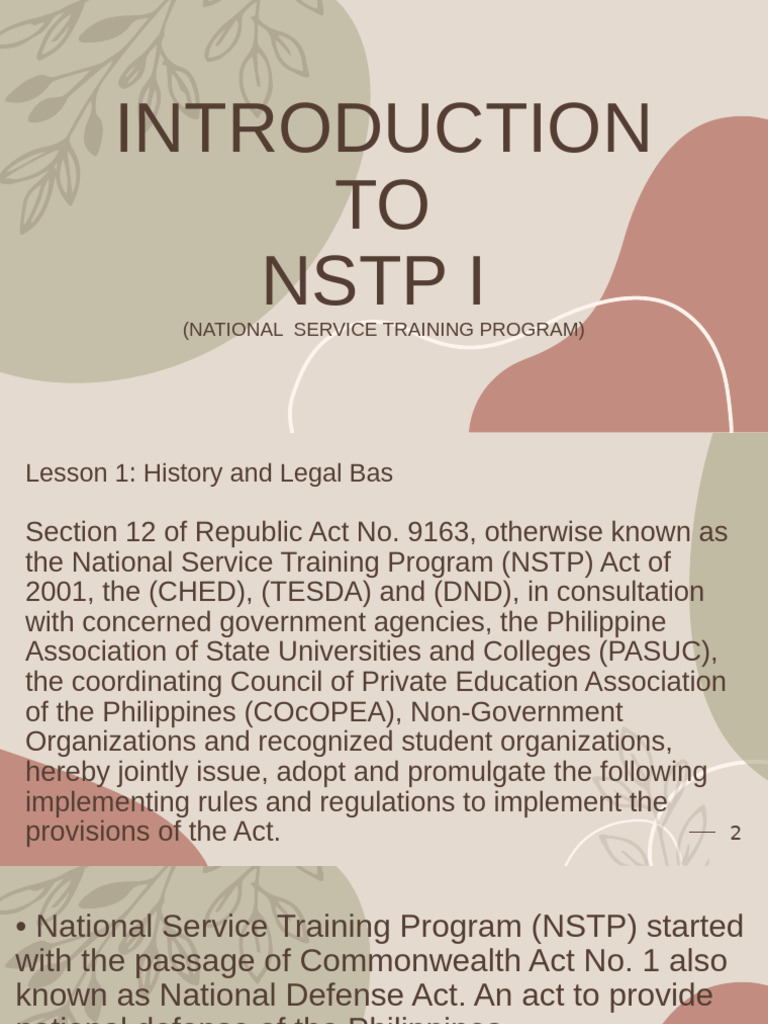 in Intro To NSTP 1 Part 1 | PDF