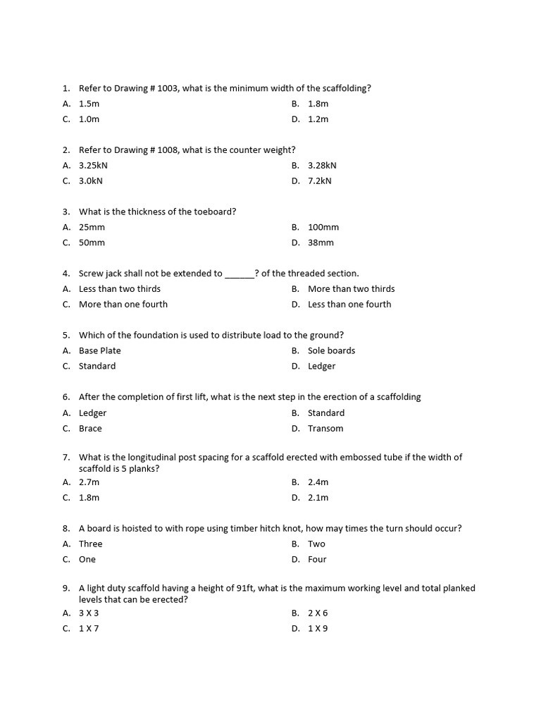 Aramco Supervisor Test | PDF