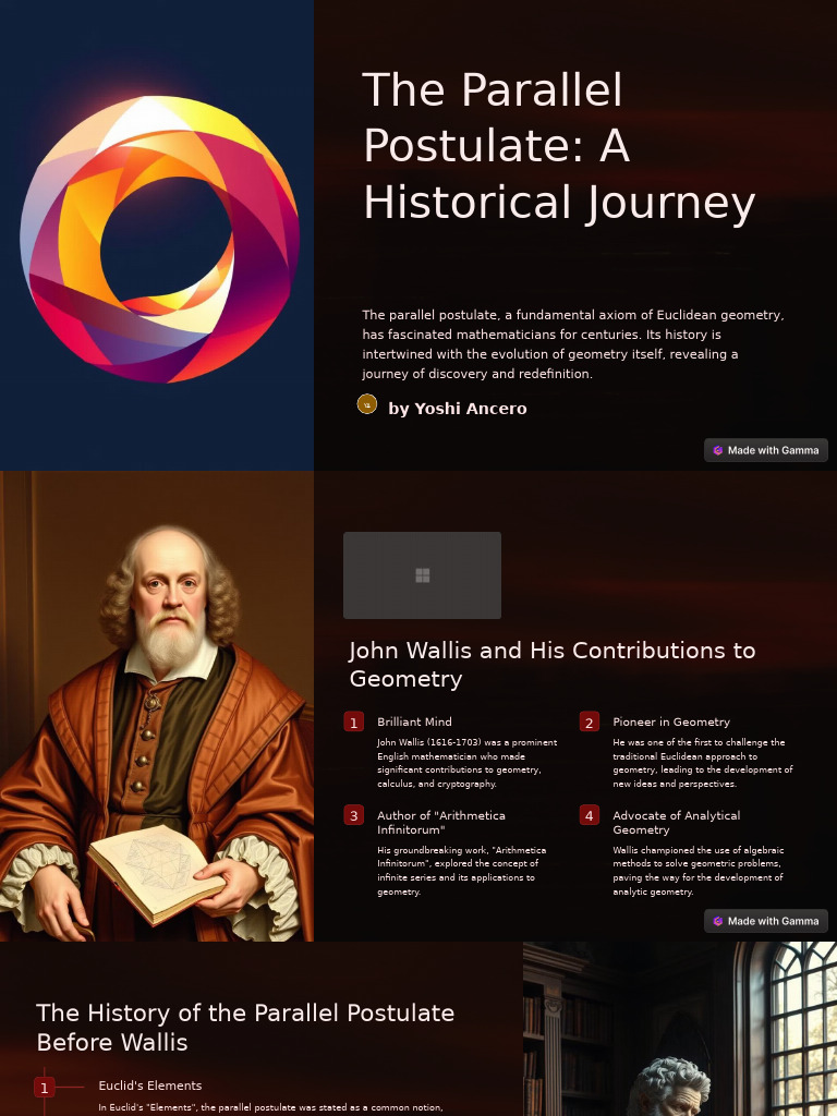 The Parallel Postulate A Historical Journey | PDF