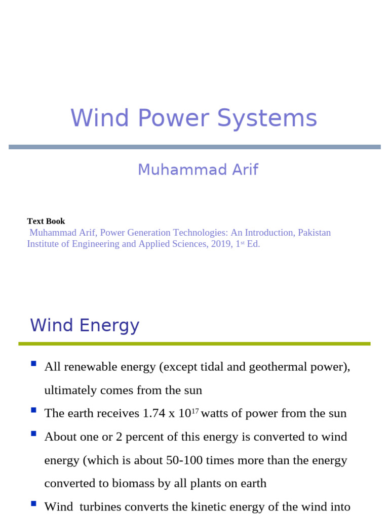 2-Wind Power System | PDF