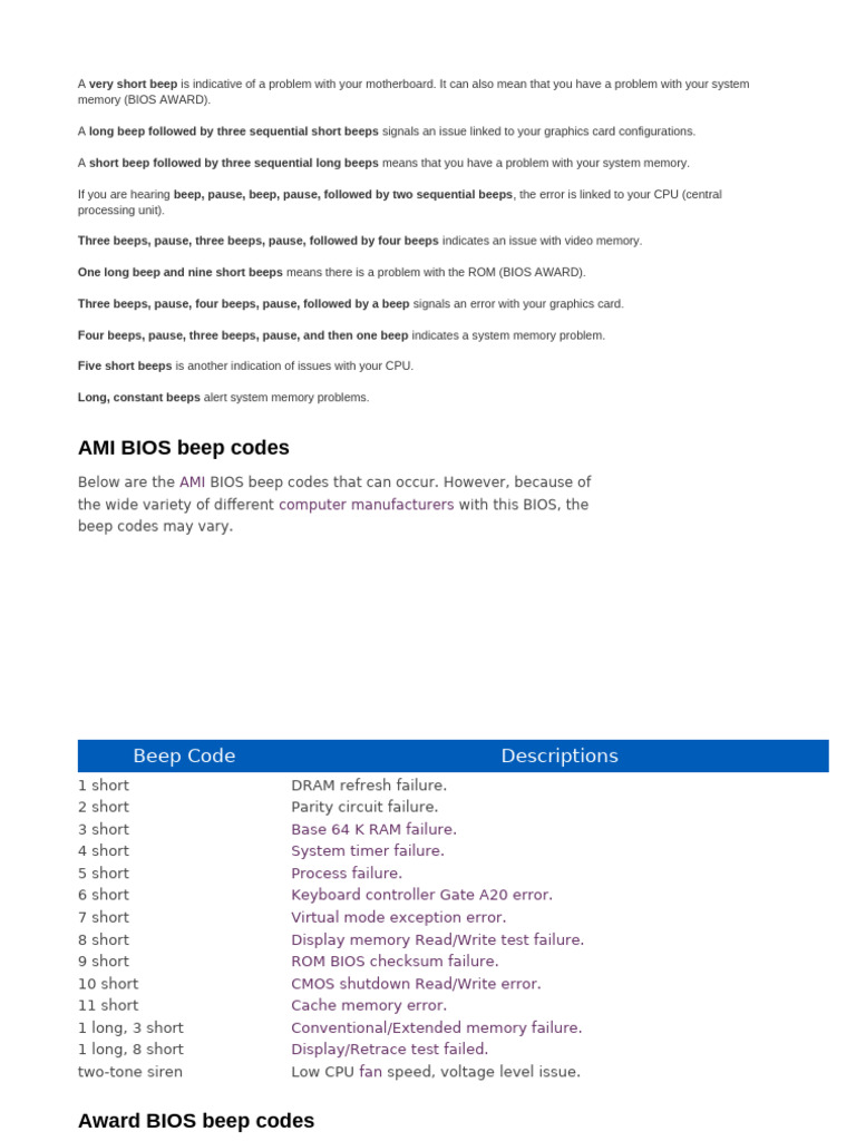 Beep | PDF