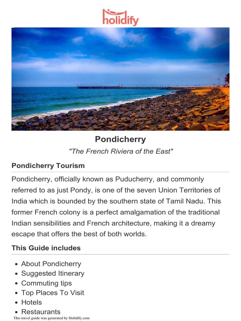 PONDICHERRY | PDF