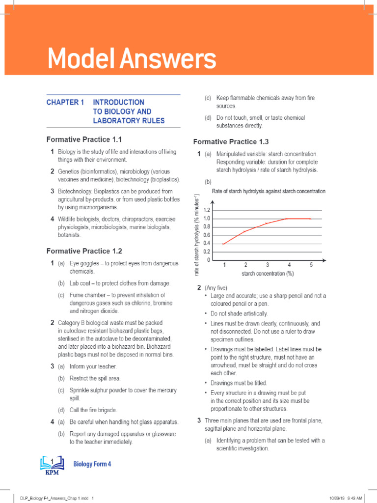 Biology f4 Answer | PDF