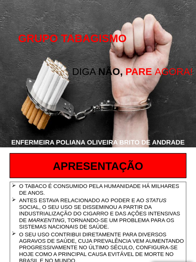 Grupo Tabagismo | PDF