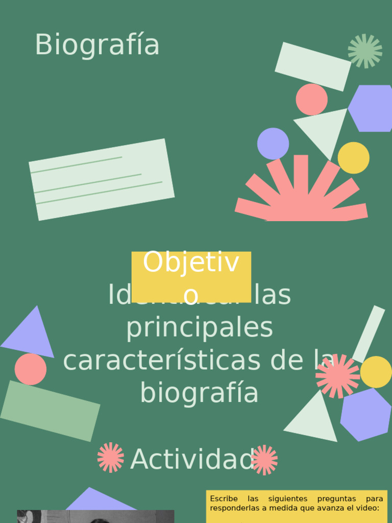 Ppt sobre biografía | PDF