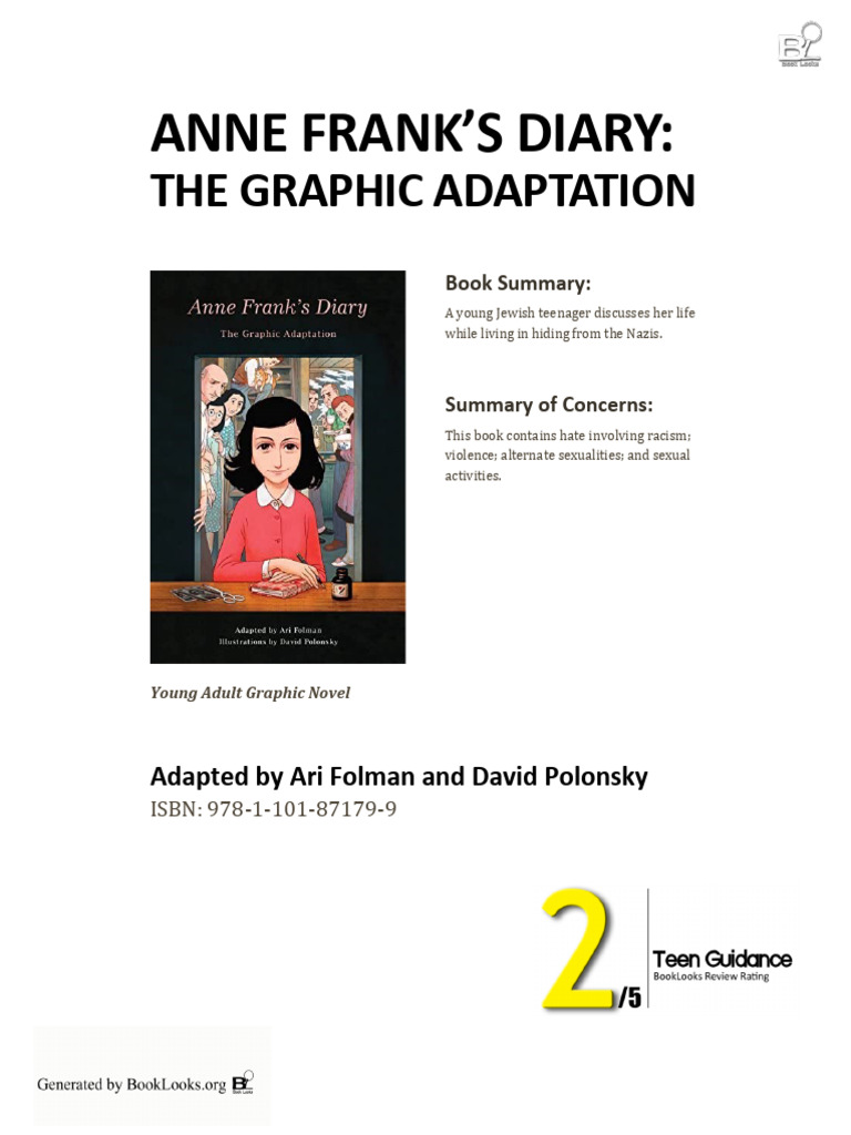Anne Franks Diary Graphic Novel | PDF