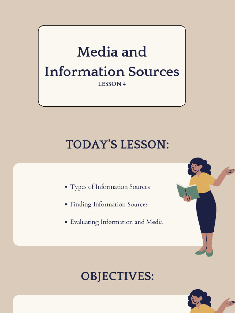 Lesson 4 Media and Information Sources - 20240820 - 194428 - 0000 | PDF