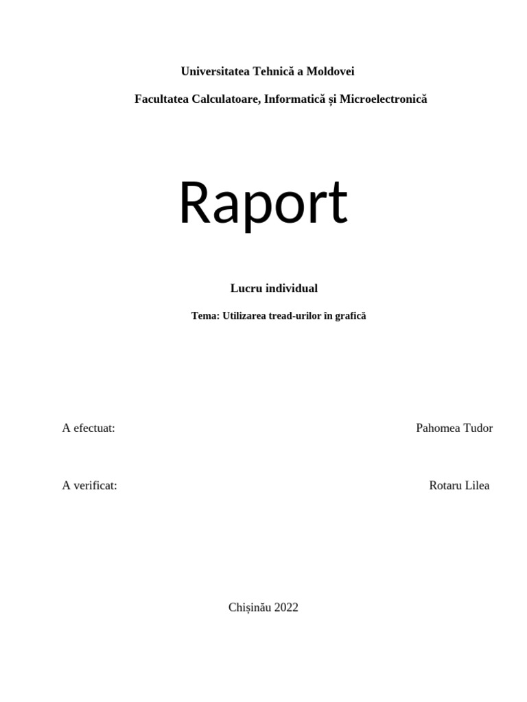 Lucru Individual | PDF