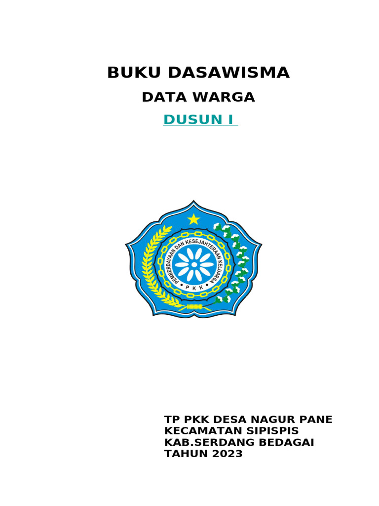COVER BUKU DATA WARGA | PDF