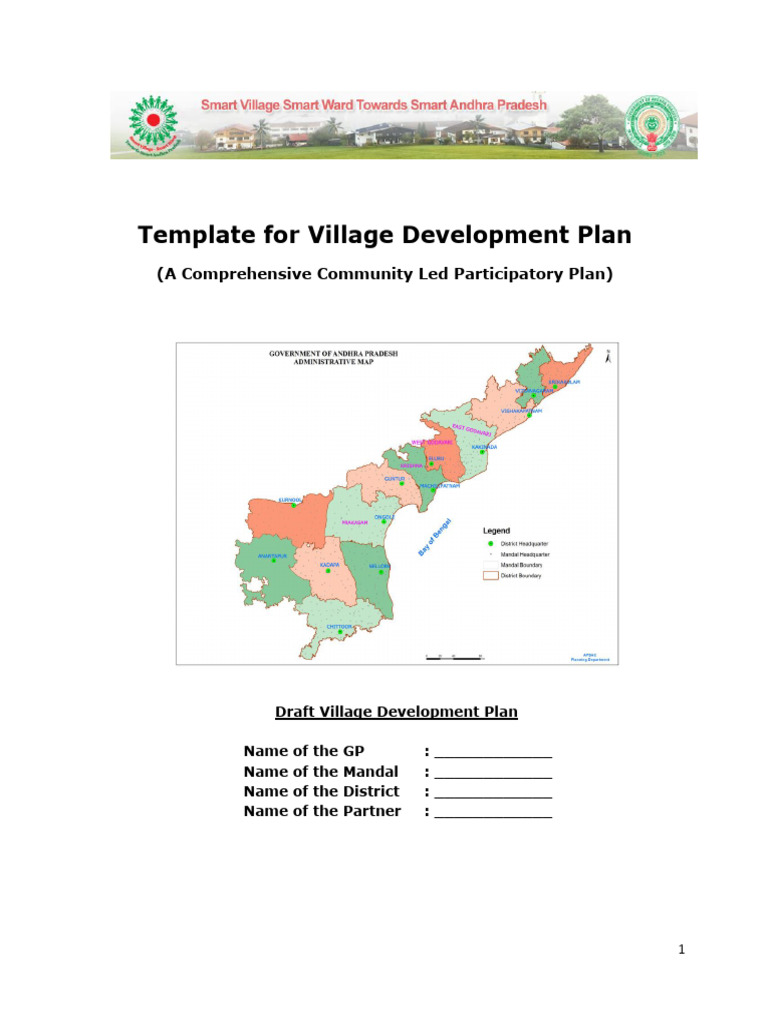 Village Development Plan Notes | PDF